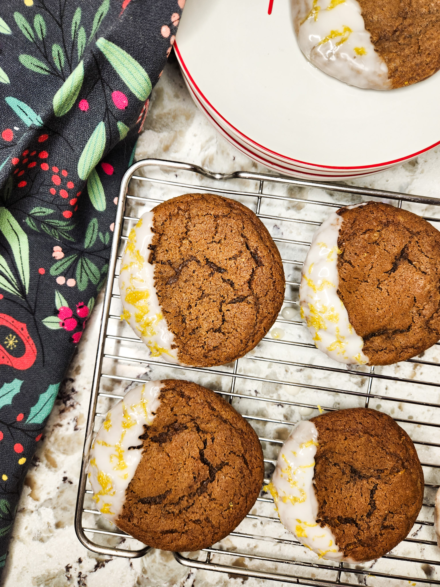 Lemon Ginger Dipped Cookie - OUT WEST: Food & Lifestyle